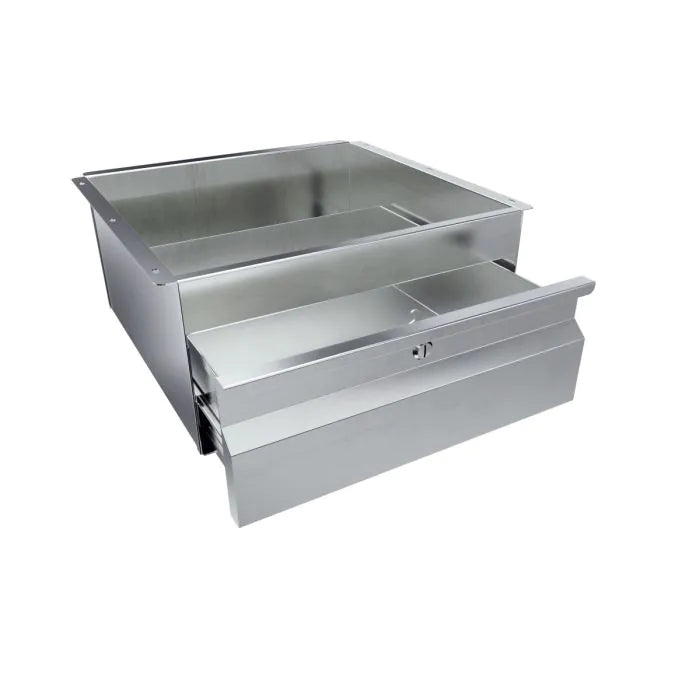 Stainless Steel Drawer with lock - SS DRAWER-L - Flexikitch