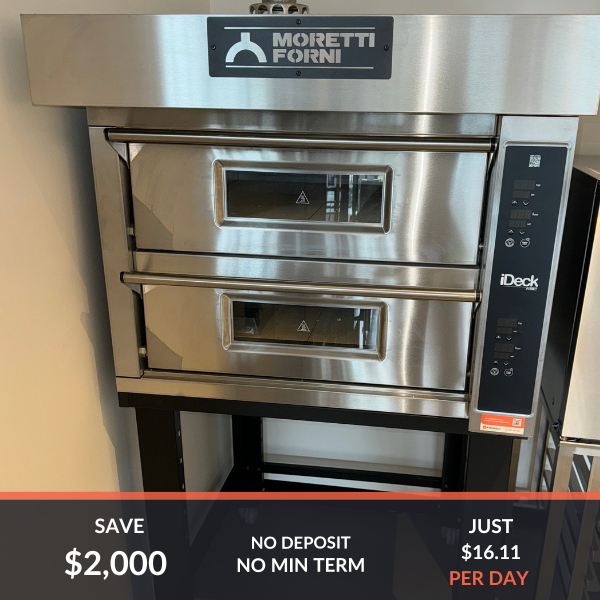 Moretti Forni iDD 72.72 Deck Pizza Oven with Stand - Flexikitch