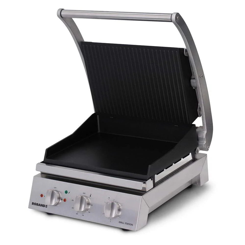 Roband Grill Station 6 slice, non stick with ribbed top plate 10Amp ...