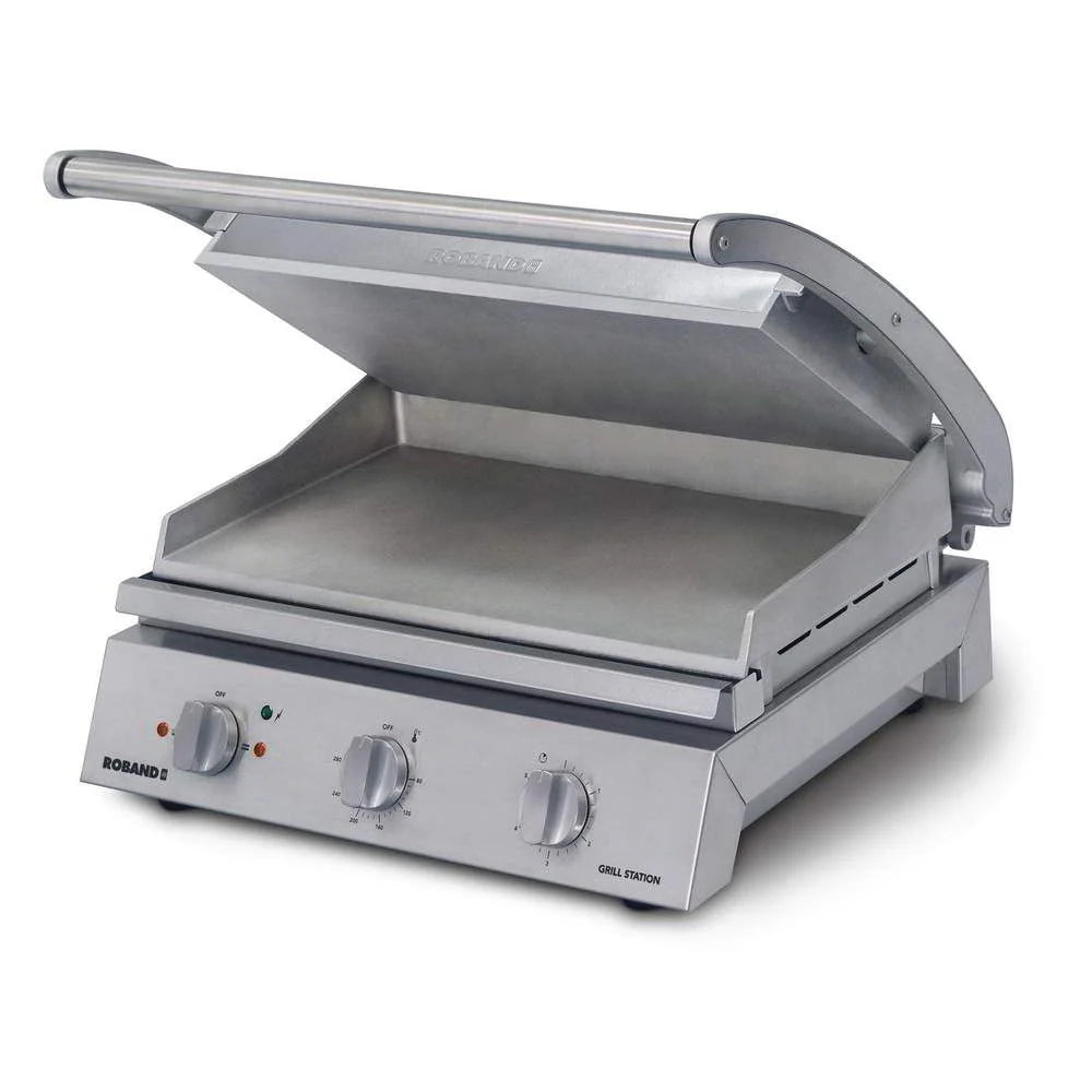 Roband Grill Station 8 slice, smooth plates, 15Amp - Flexikitch