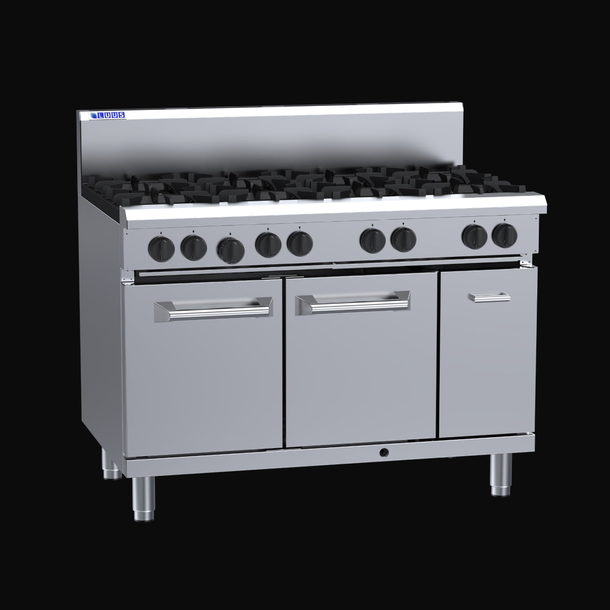 8 Burner Gas Oven Range - Flexikitch