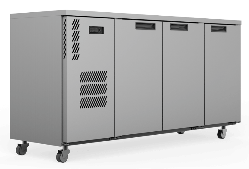 Williams Cameo - Three Door Stainless Steel Under Counter Display Refr ...