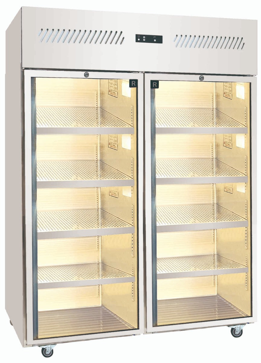Austune 2 Glass Door Upright Chiller - Flexikitch