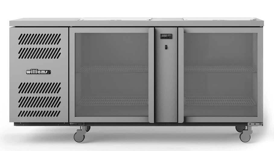 Williams Glass Chiller - Two Door Remote Glass Chiller With Two Shelve ...