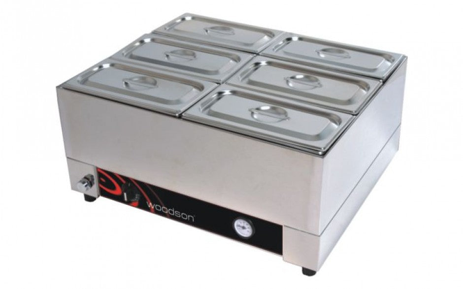 WOODSON 2/1GN Size Countertop Bain Marie - W.BML21 - Flexikitch